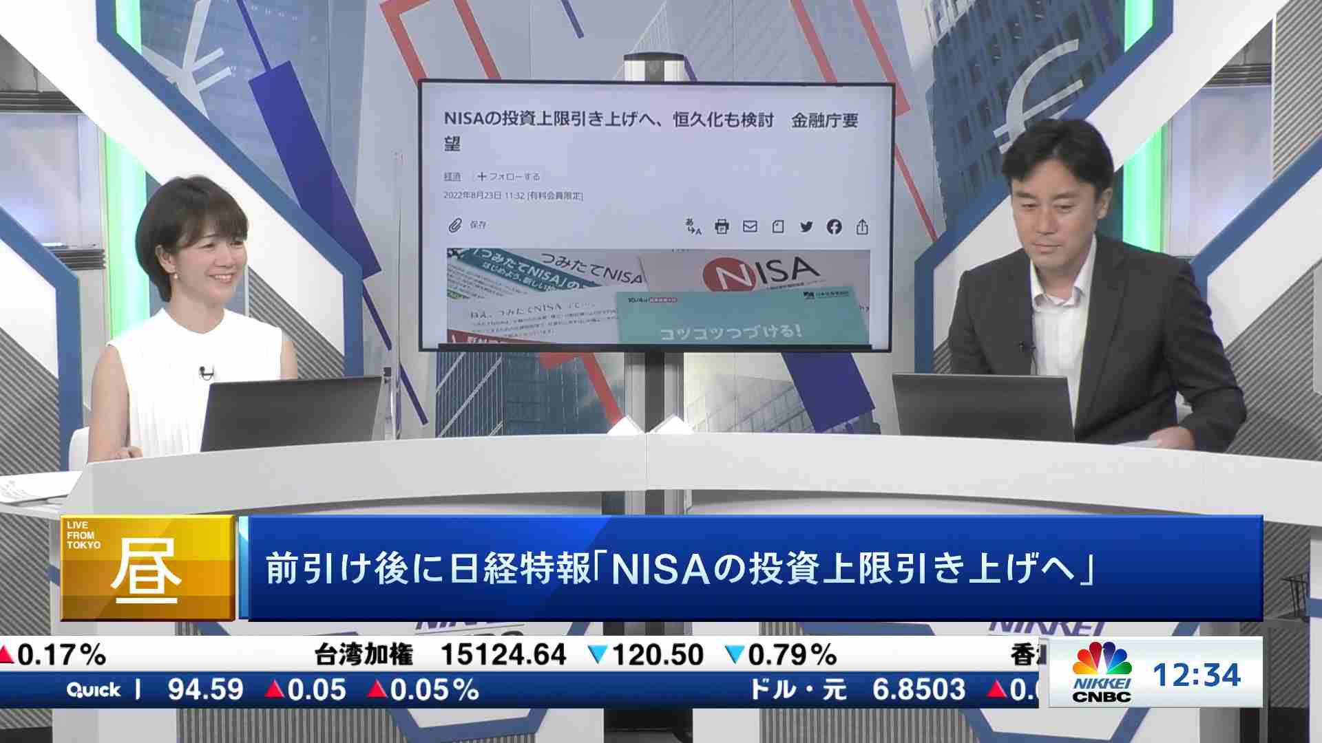昼エクスプレス キャスター解説(2022/08/23) | 日経CNBC online